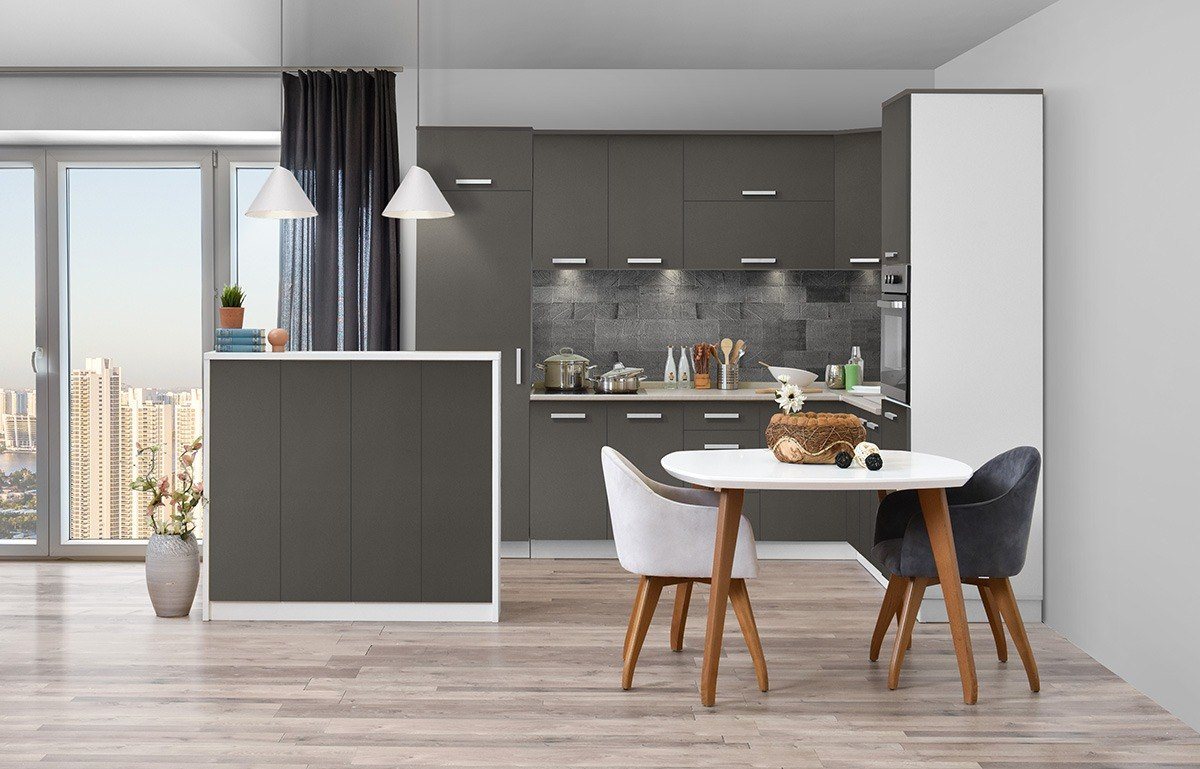 Модулна кухня In дъб артизан • Мебели Монема