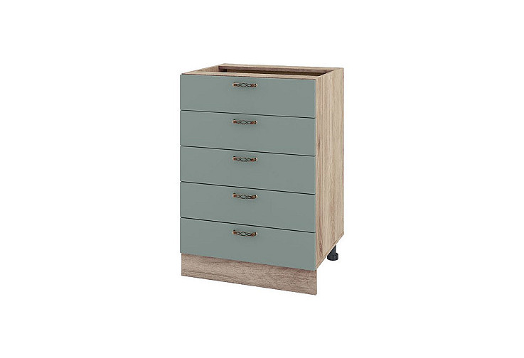 Долен кухненски шкаф Сити АРФ-Олив мат-11-29 60 см • Модулна система за ...