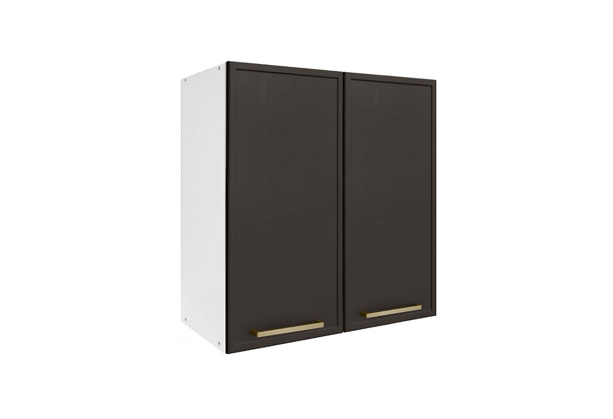 Кухненски шкаф горен с две врати Alba V60 тъмносиво • Модулна кухня Alba • Мебели Монема