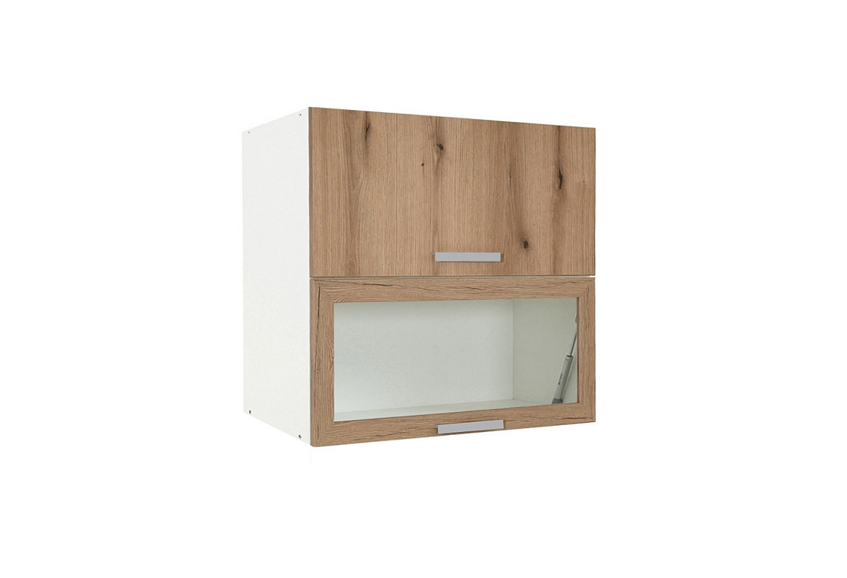 Кухненски шкаф горен с две повдигащи врати In Vh80 дъб артизан • Модулна кухня In дъб артизан