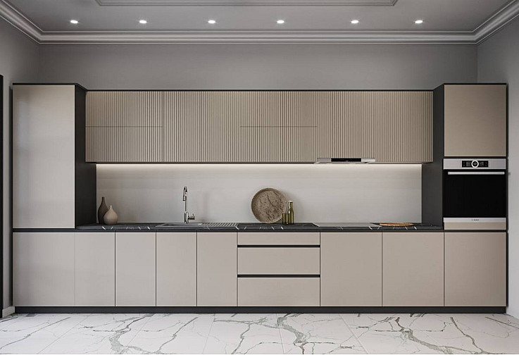 Кухненски шкаф горен с една врата за аспиратор Lina Va50 • Модулна кухня Lina • Мебели Монема