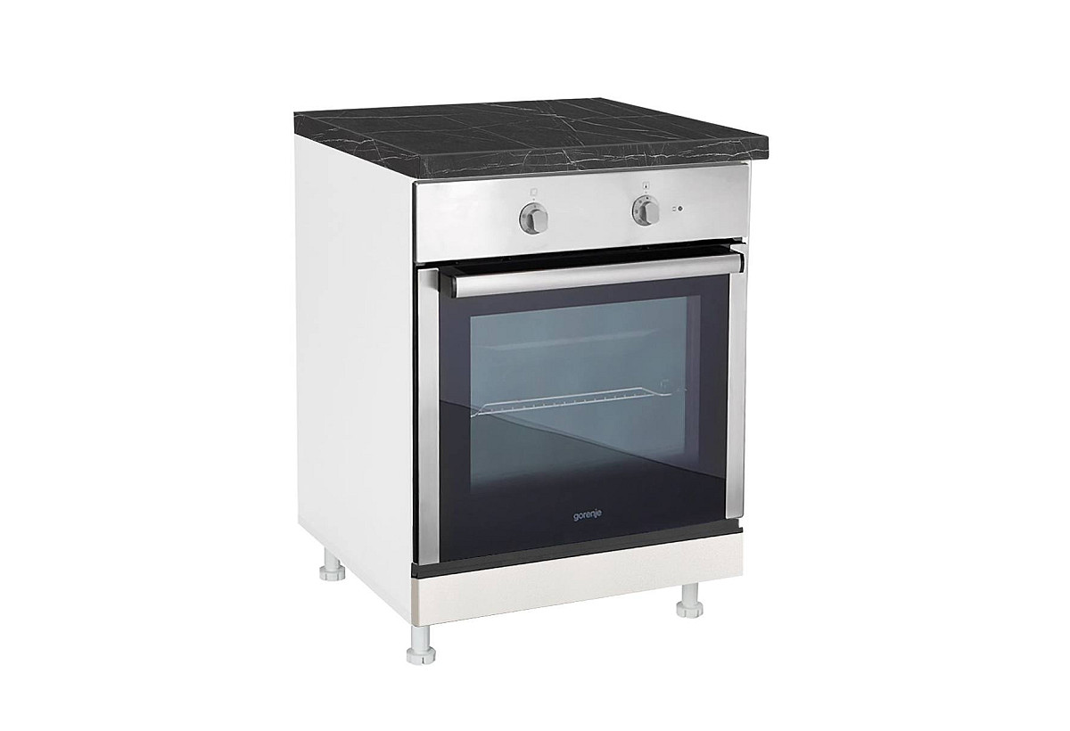 Кухненски шкаф долен за вградена фурна Lina D60 R • Модулна кухня Lina • Мебели Монема